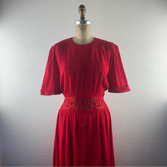karin stevens | Dresses | Vintage L 8s M Retro 40s Karin Stevens Rayon ...
